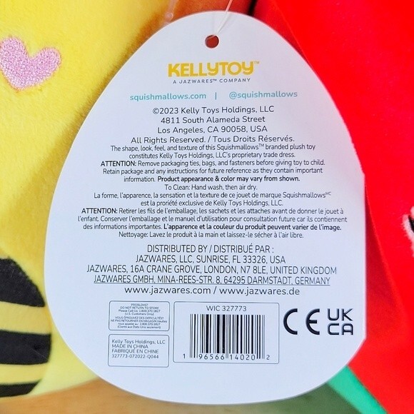 Squishmallows | Toys | Squishmallow Sunny The Bee And Walsh The Rose 8 ...